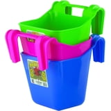 Little Giant 12 Quart Plastic Hook Over Feeder Mountable Livestock Feed ...