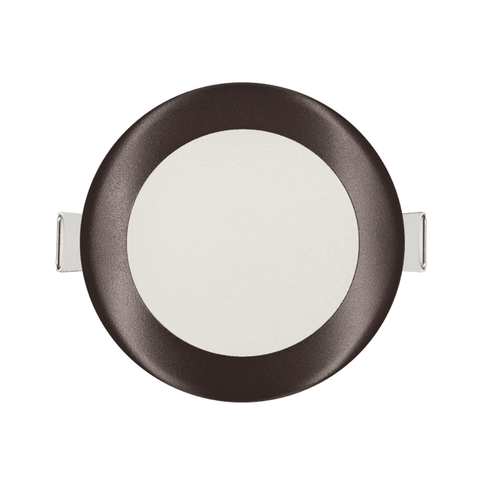 Perlglow 6 inch Slim Round Bronze Downlight Luminaire, Fire Rated ...