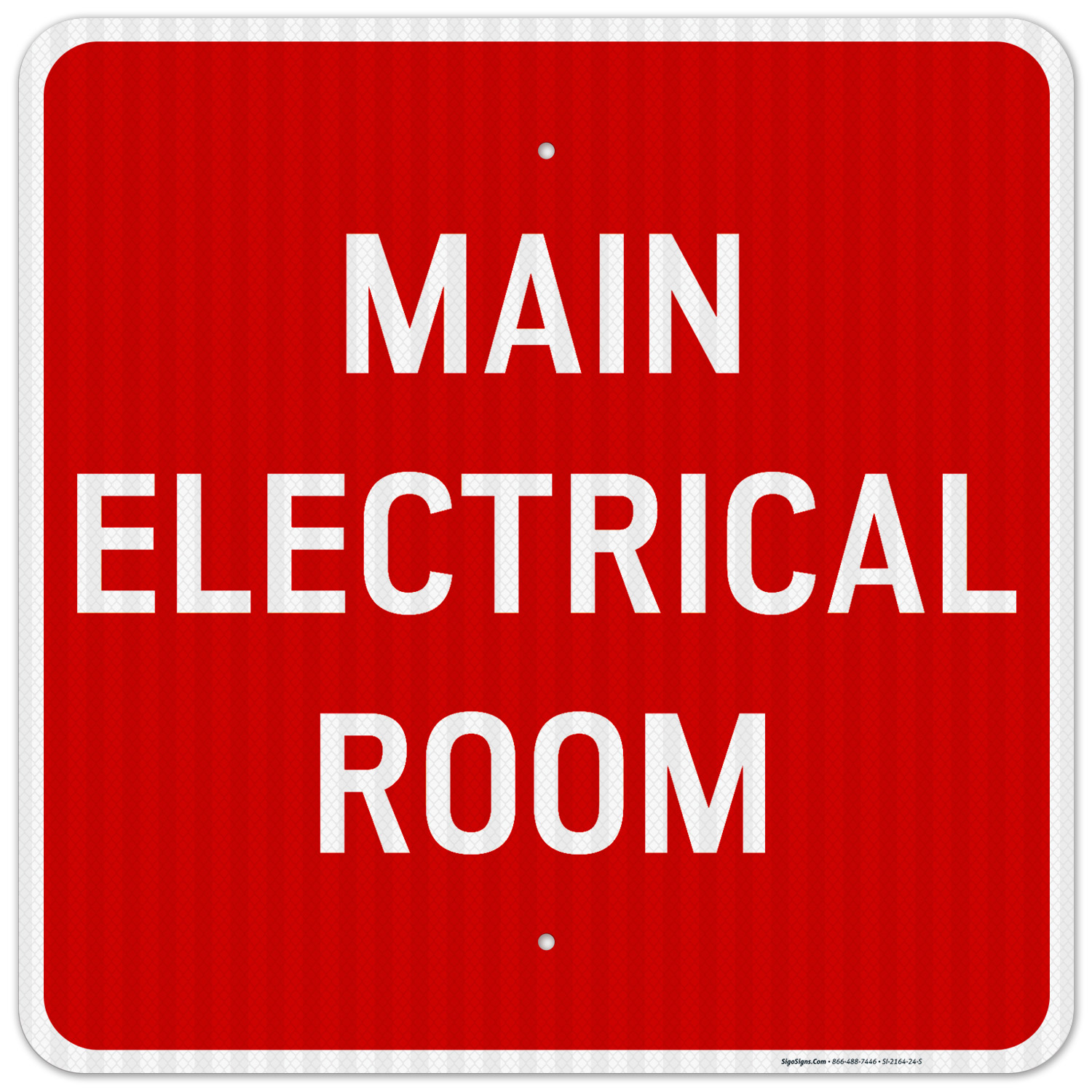 Main Electrical Room Sign, - Walmart.com