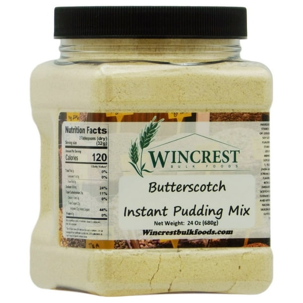 WinCrest Instant Butterscotch Pudding Mix - 1.5 Lb - Walmart.com