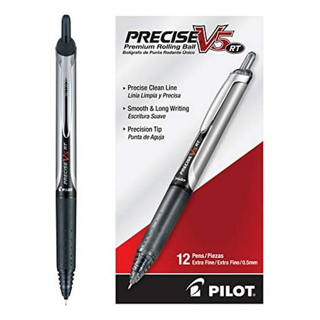 Pilot Precise V5 RT Retractable Rolling Ball Pens, Extra Fine Point ...