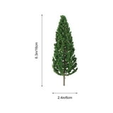 FRCOLOR Durable Plastic Model Tree Set for Architectural Landscapes 22 ...
