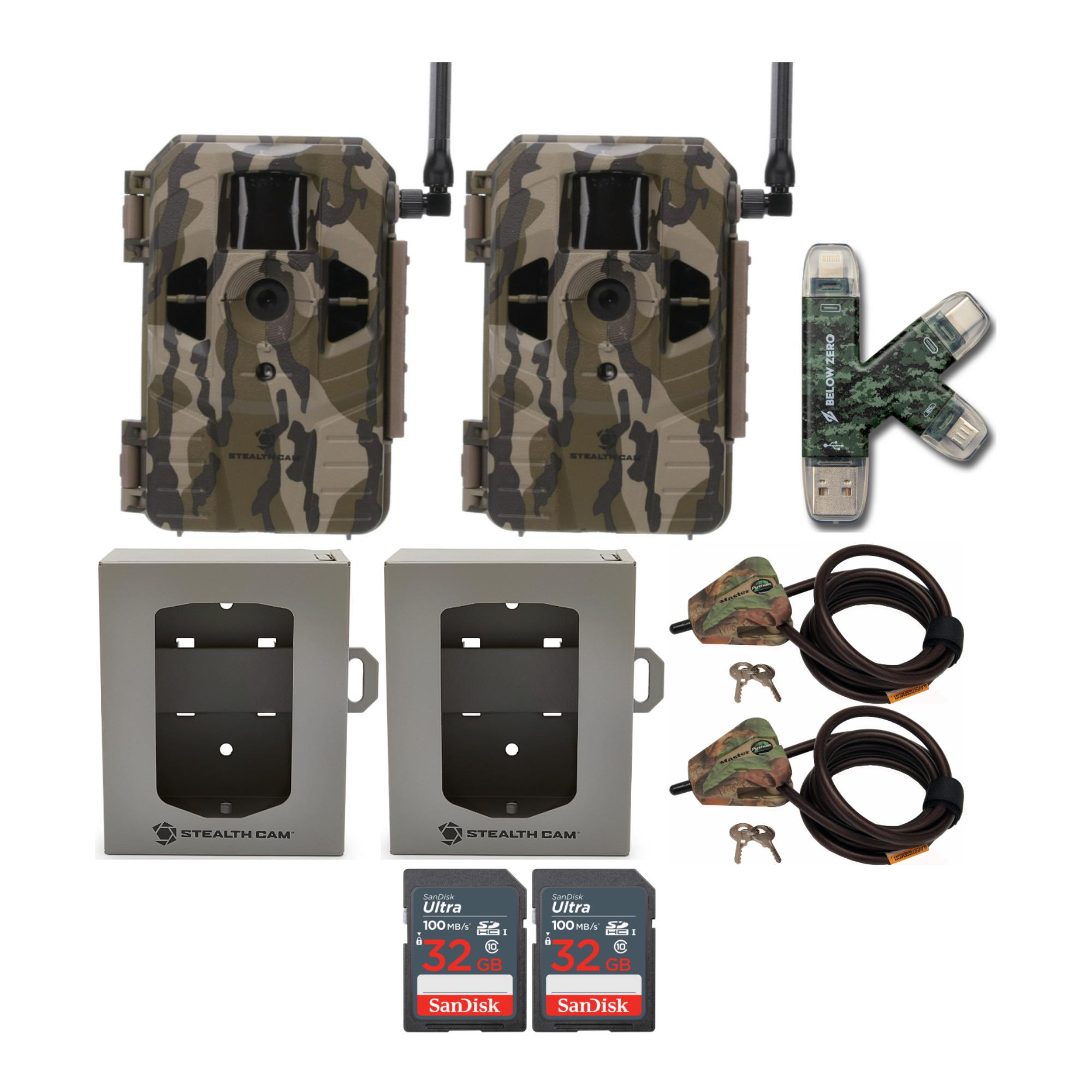 Stealth Cam Connect Cellular Trail Camera (AT&T, 2-Pack) Super Security ...