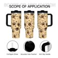 40oz Insulated Stainless Steel Tumbler, Leakproof Travel Mug, Fits Car ...