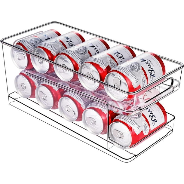 Rolling Can Dispenser Fridge Beer Can Organiser Soda Can Dispenser for ...