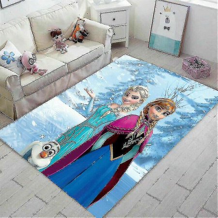 Cartoon Frozen Anna Elsa Olaf Area Rugs Carpets Anti-skid Home Living ...