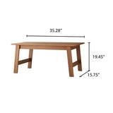Mainstays Wood Rectangle Coffee Table, Walnut Finish - Walmart.com