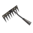 2-Pack Manganese Steel Hand Weeding Rake with 8 Teeth for Garden, Lawn ...