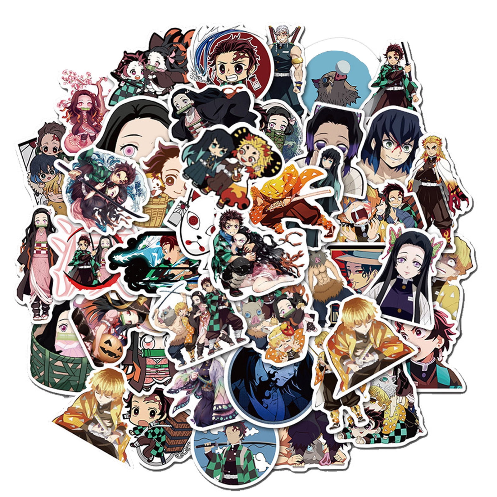 Kimetsu No Yaiba Anime Cartoon Sticker Waterproof Nepal | Ubuy