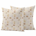 Cartoon Theme Outdoor Throw Pillow Covers Set of 2, Giraffe Elephant ...