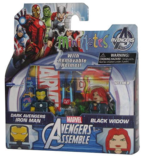 Marvel MiniMates Avengers Assemble Dark Avengers Exclusivo Iron Man ...
