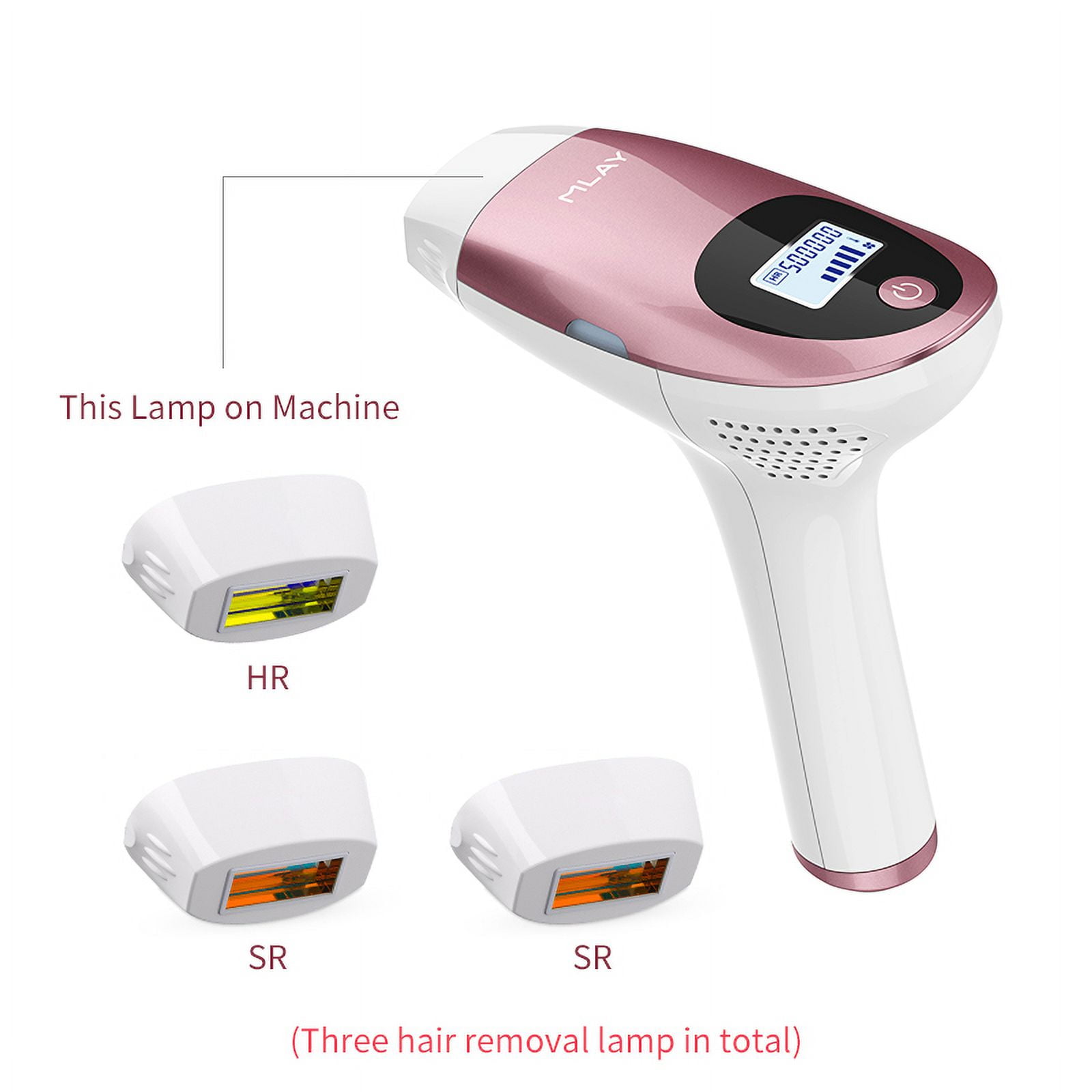 Dispositivo de depilación láser Mlay T3 IPL, depiladora con 500000 ...