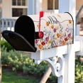 Hello Floral Mailbox Cover Summer Orange Flower Mailbox Covers Magnetic ...