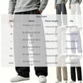 Swuxness Men Sports Long Pants Drawstring Elastic Waist Dimensional ...