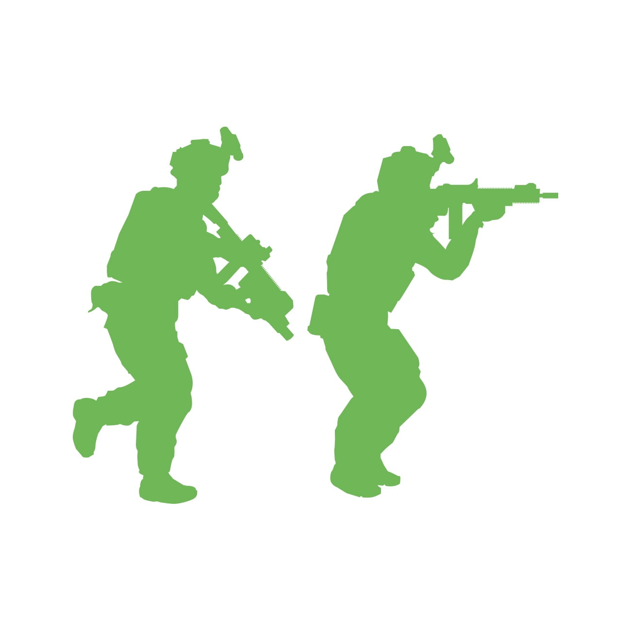 Pair of Special Forces Operators Sticker Decal Die Cut - Self Adhesive ...