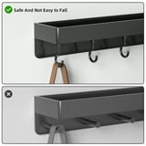 niffgaff Anti-Drop Key Holder, Wall Mount Key Rack with Hooks, Adhesive ...