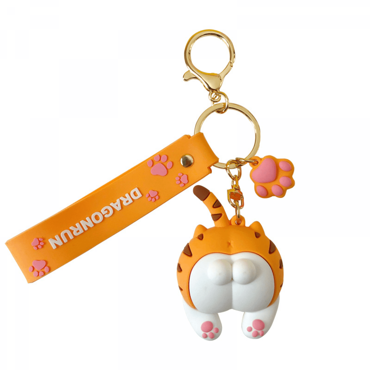 Click here for Wekity Cut Cartoon Cat Butt Keychain Funny Animal... prices