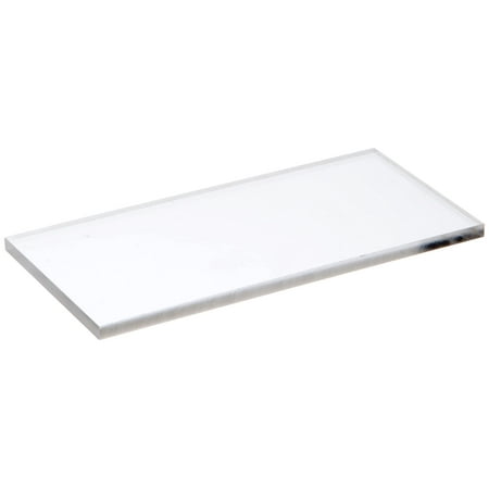 Plymor Clear Acrylic Rectangular Polished Edge Display Base, 6" W x 3 ...