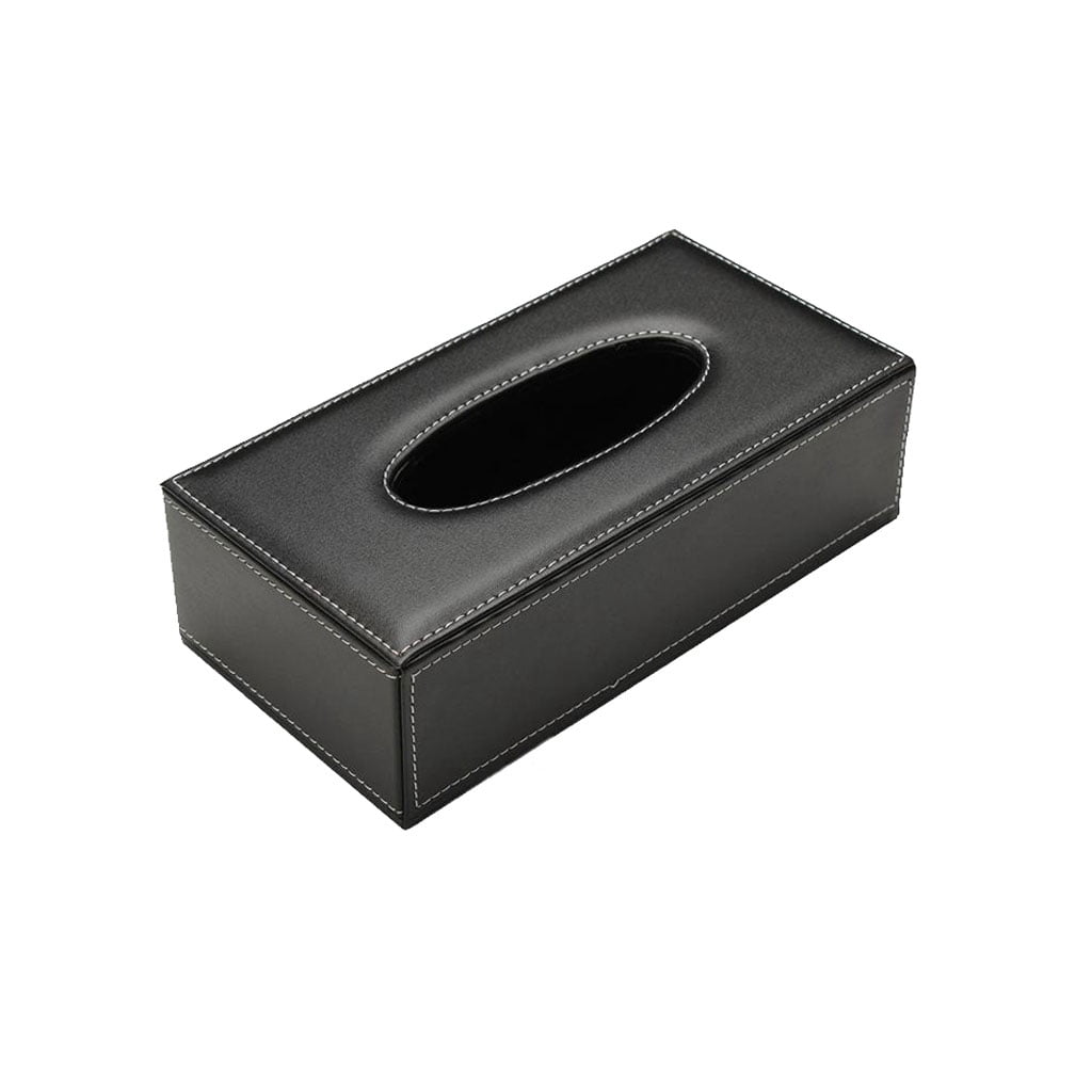 Tenedor Rectangular Delicado de La Caja Del Tejido Del Cuero de La PU ...