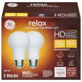 Free Shipping! GE 93129807 Relax HD+ LED Light Bulbs, Soft White, 1600 ...