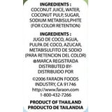 Faraon Coconut Juice with Pulp, 10.5 Fl Oz - Walmart.com
