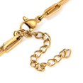 304 Stainless Steel Double Layer Paperclip Chain Square Snake Chain ...