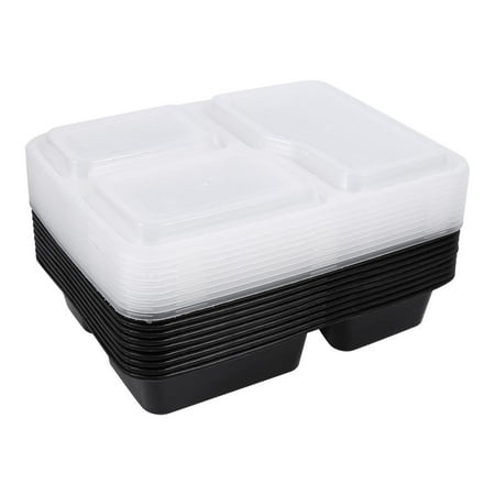 LAFGUR Meal Prep Container,10pcs Meal Prep Containers Plastic Food ...