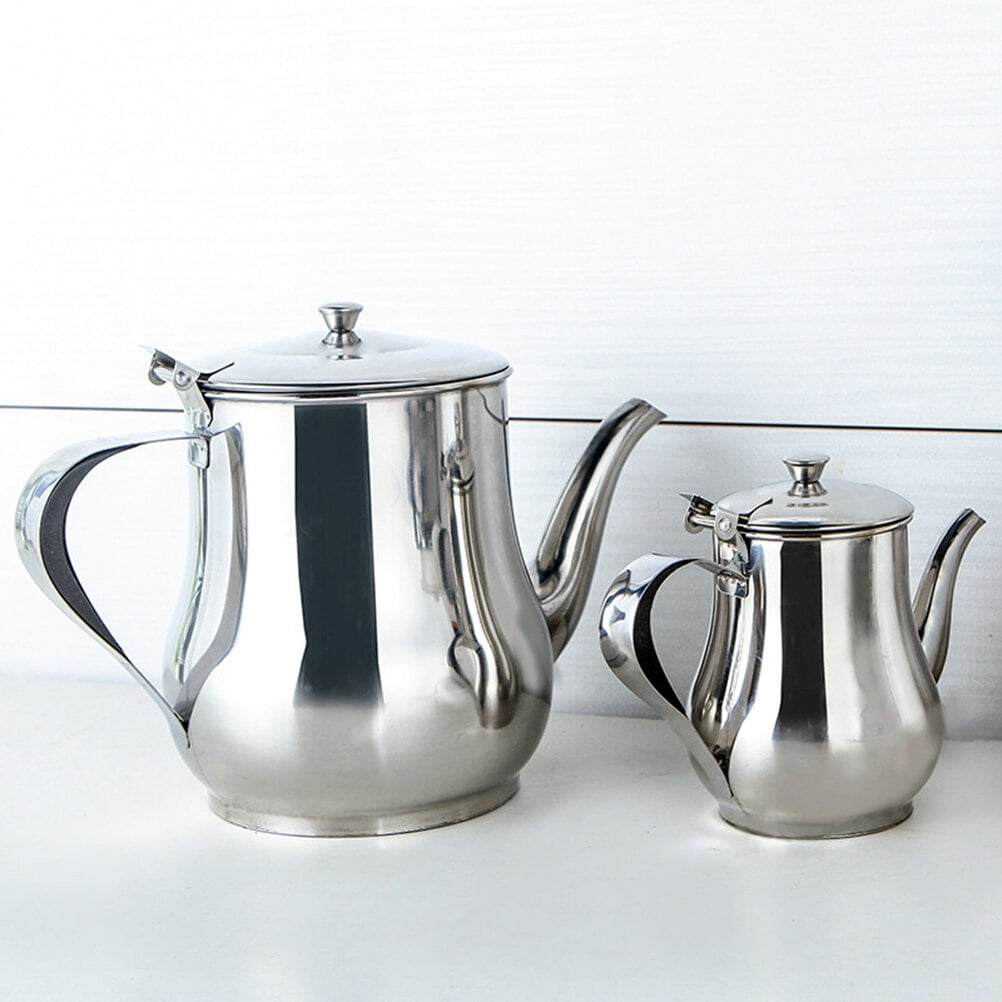 Household Kitchen Stainless Steel Oil Container Vinegar Sauce Storage ...
