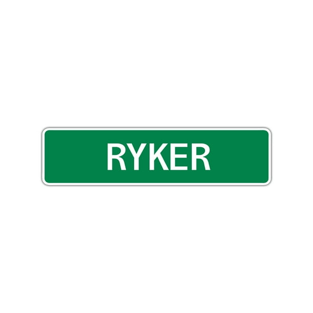 Ryker Boys Children Name Wall Novelty Letter Printed Plaque Decoration ...