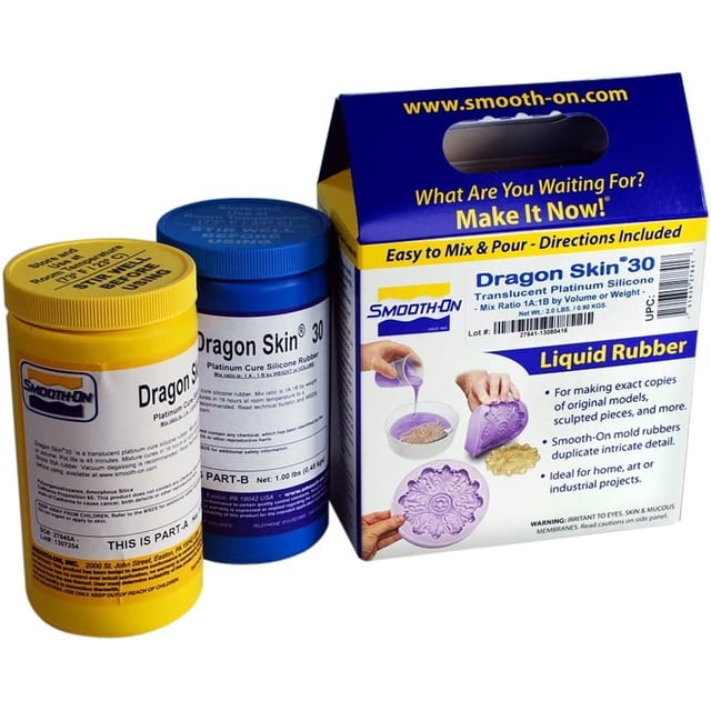 Smooth-On Dragon Skin 30 Mold Making Silicone Rubber - Walmart.com