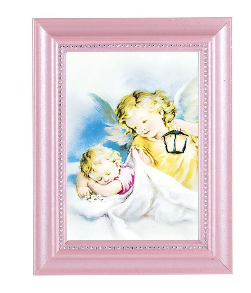 Guardian Angel with Lantern Picture Framed Wall Art Decor Small ...