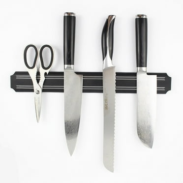 INTBUYING Wall Mount Magnetic Knife Scissor Storage Holder Kitchen ...