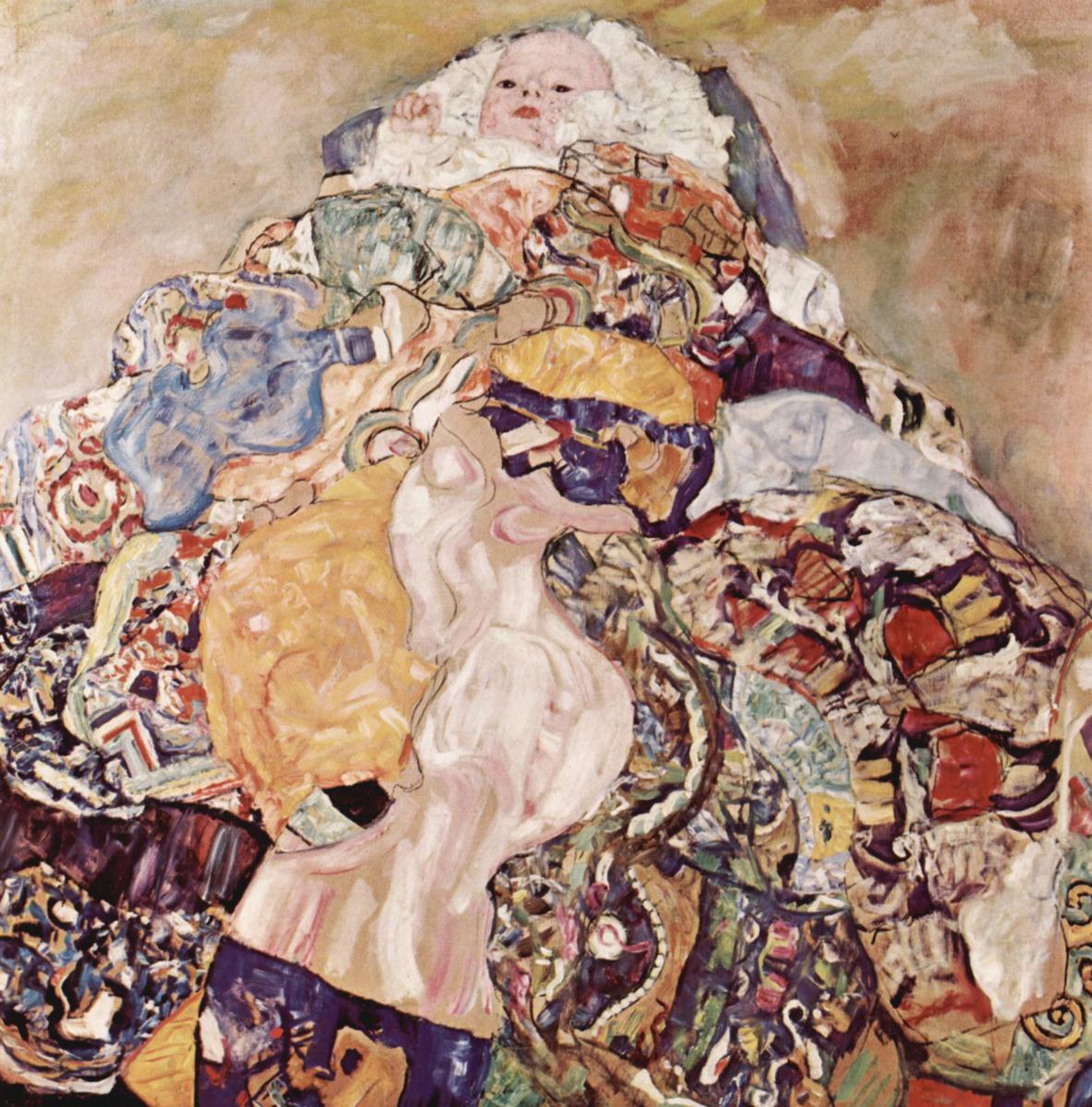 24"x24" Fine Art Quality Poster :: Gustav Klimt Baby, 1918 - Walmart.com