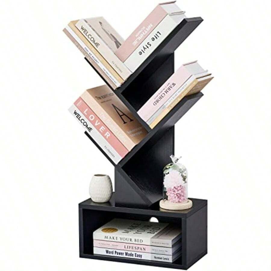 Click here for Na Na Hoctieon 6 Tier Tree Bookshelf Tall Bookcase... prices