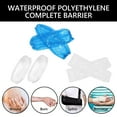 Tripumer 100 Pcs Disposable Arm Sleeves Covers 15.7 inch Waterproof PE ...