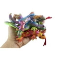 Set of 3 - Cute Mini Stuffy Lizard Sand Filled Toy - Weighted Bean Bag ...
