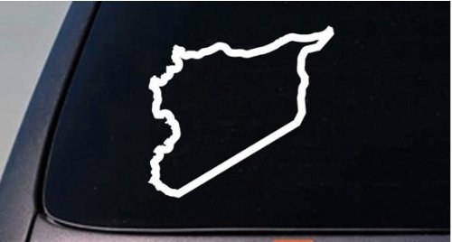 SYRIA country sticker truck car window laptop vinyl decal 6" sticker ...