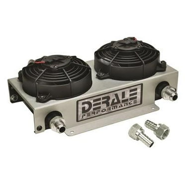 Derale Performance 16826 Gray/Black High Output Dual Radiator Fan ...