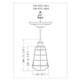 Instant Pendant Recessed Light Conversion Kit Brushed Nickel Wire Cage ...