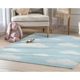 Well Woven Clouds Rug Blue 6' x 9' Apollo Kids Collection - Walmart.com