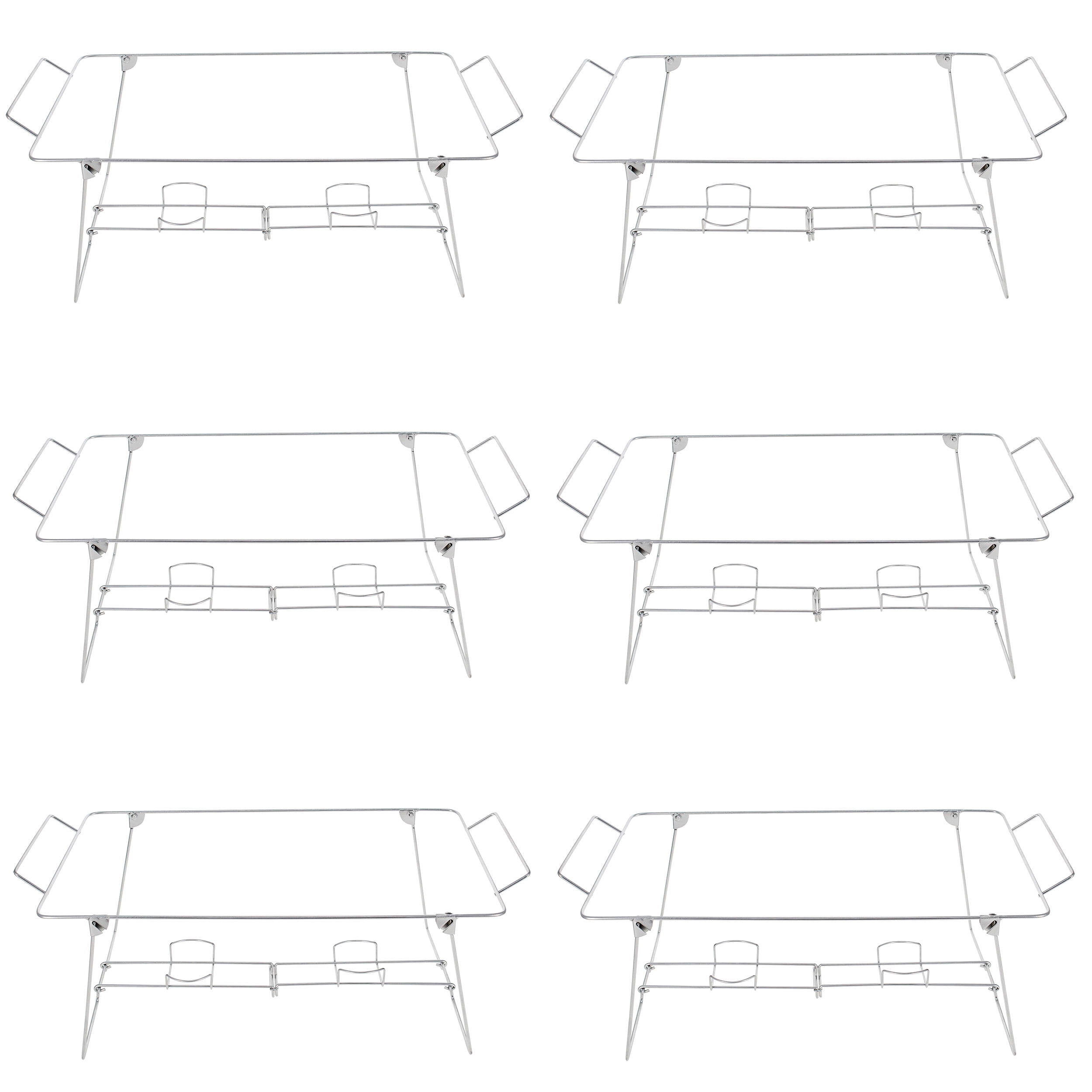 Spec101 Wire Chafing Rack 24x12in 6pk Buffet Wire Racks Foldable Wire ...