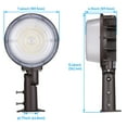 TORCHSTAR 3CCT LED Barn Light, 50W, Dusk to Dawn, Outdoor, IP65 ...