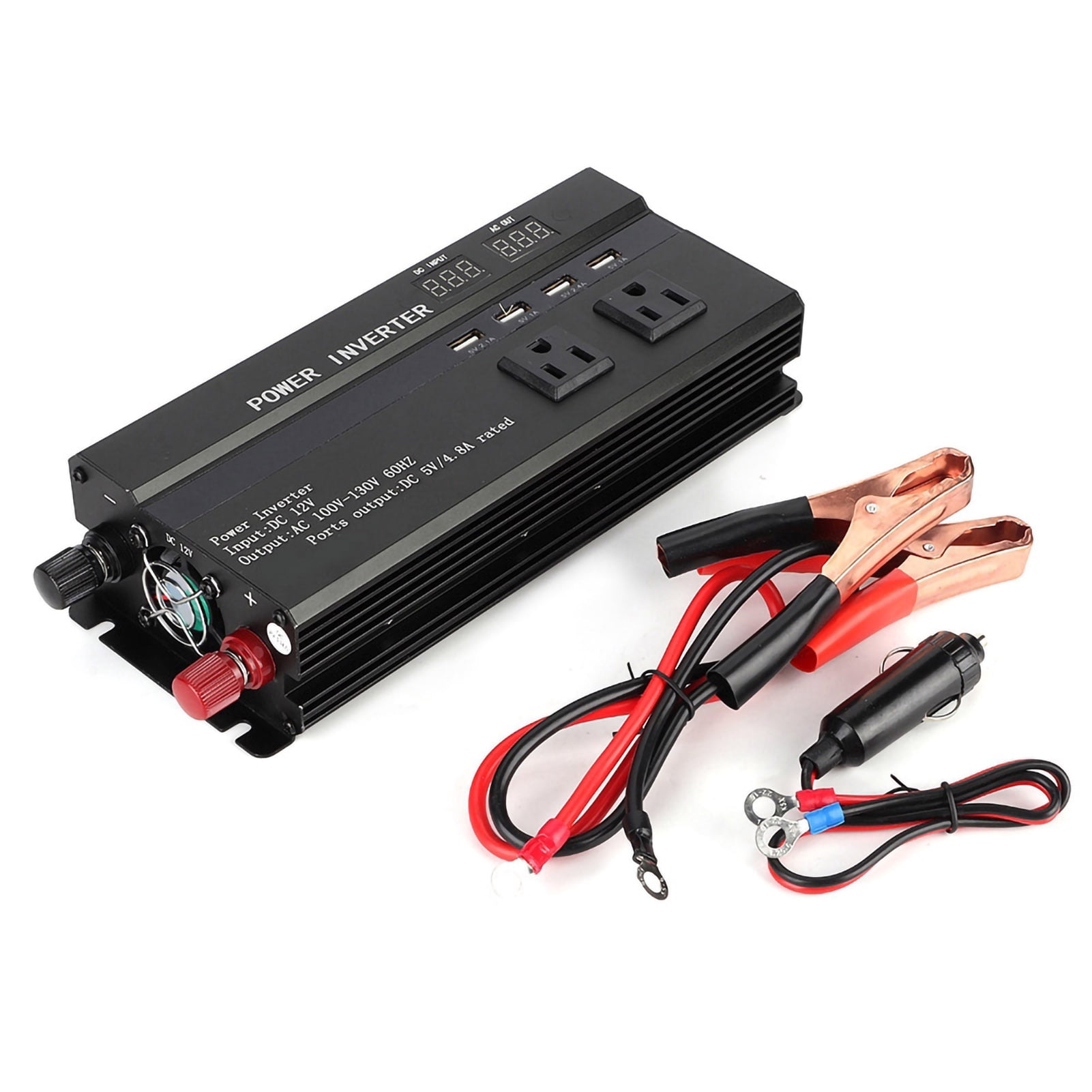 Inversor 4000W 12V A 110V Jadeshay Convertidor de Potencia para ...