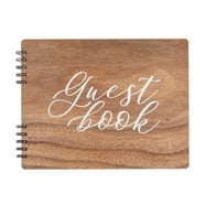 Global Printed Products Wedding Guest Book 9"x7" (Rustic Design) - WGB ...