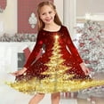 Bjutir Christmas Dress For Girls Toddler Long Sleeve Crewneck Fashion ...