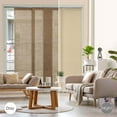 "GoDear Design Adjustable Sliding Panel Track Blind for Living Room and ...