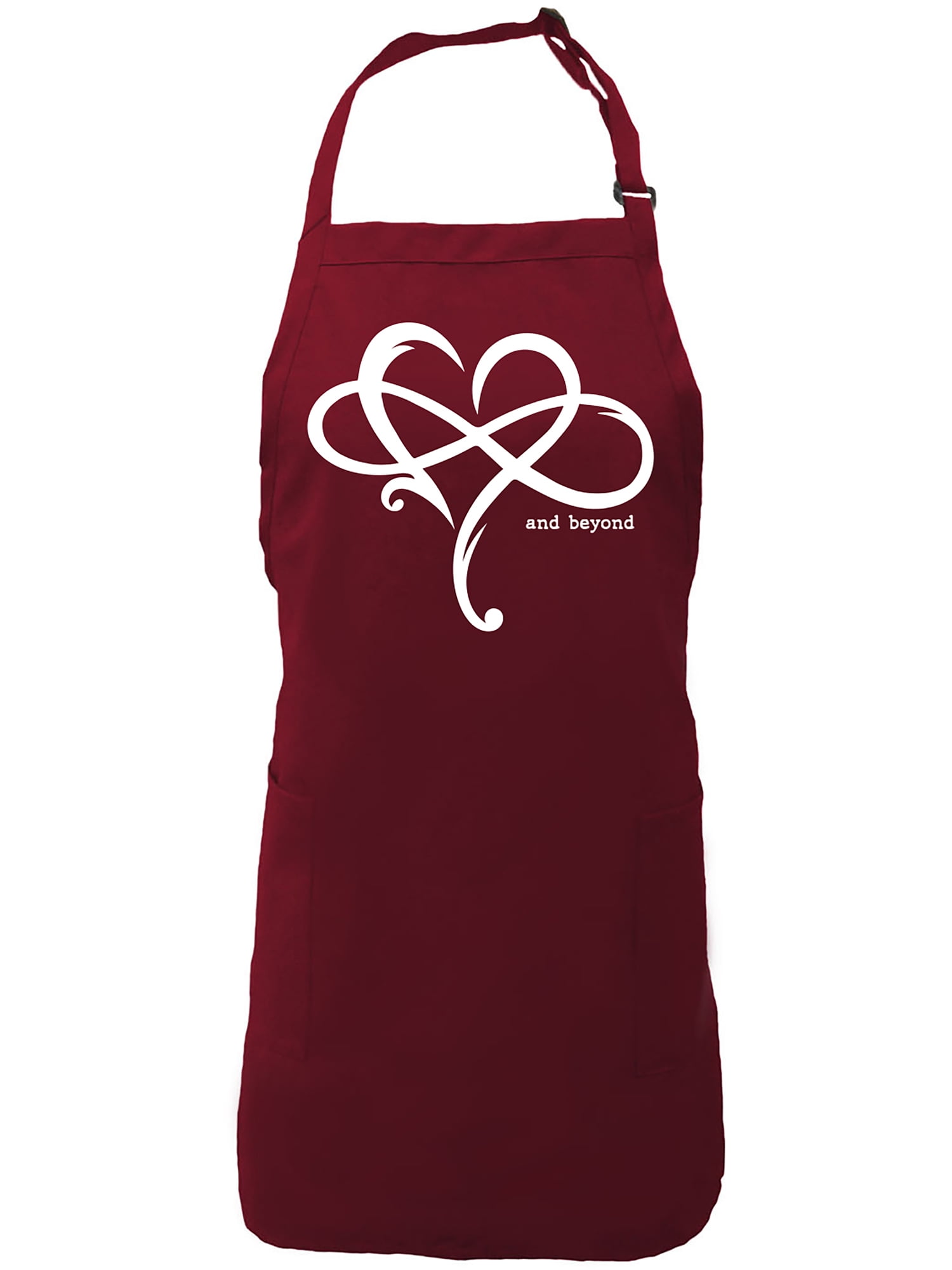 Heart Infinity and Beyond Apron with 2 patch pockets - Walmart.com