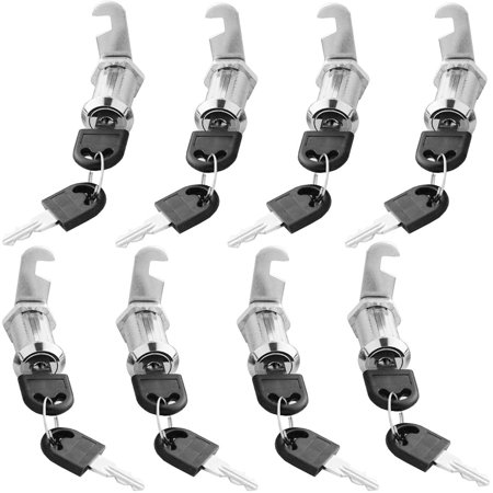 Cam Lock Cylinder, 8PCS Mailbox Lock with 16 Keys Cabinet Door Cam Lock ...