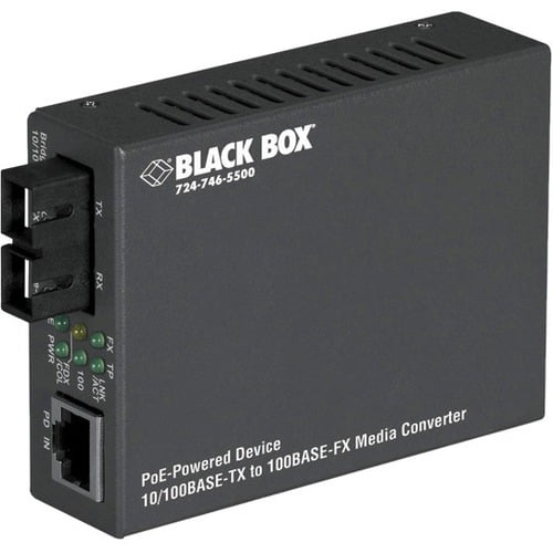 BLACK BOX LPD504A FST ETH POE PD MD CNV CP 100MB MM 2KM LC - Walmart.ca