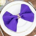 Efavormart 5 Pack | Purple 200 GSM Premium Polyester Dinner Napkins ...